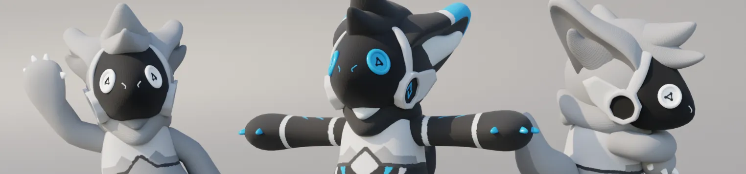 Protogen Plushie VRC Avatar Base | By FR05T | VRCArena