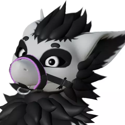 Muzzle for Nardoragon | By Polycrow | VRCArena