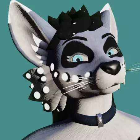 Lycan Female VRC Avatar | By TimidFennekin | VRCArena