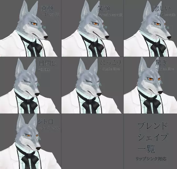 Ryukaon [VRC model] lykaon [VRChat model] | By RingoNeko | VRCArena