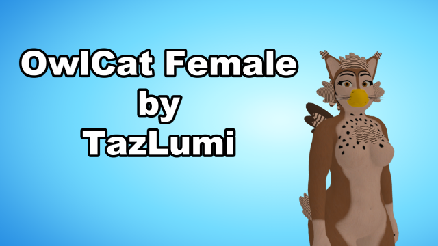 OwlCat Fem VRC Avatar (PC + Quest) | By TazLumi | VRCArena