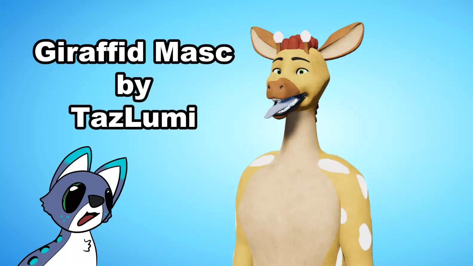 Giraffid Masc VRC Avatar (PC + Quest) | By TazLumi | VRCArena