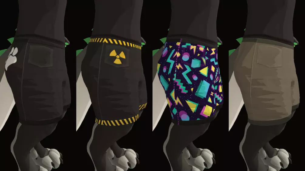 Baggy Shorts for Freakhound | By Radio | VRCArena