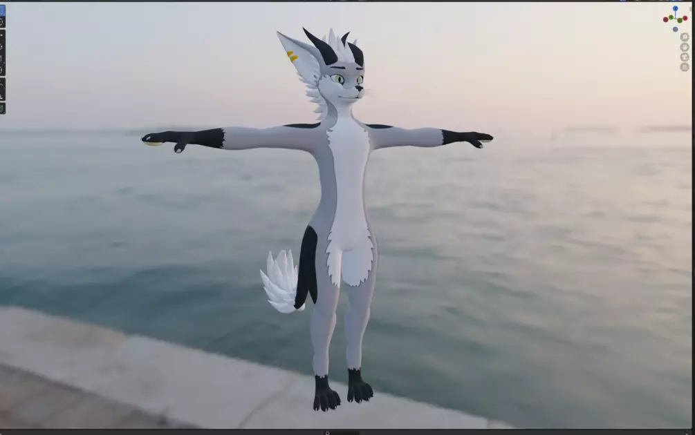 Wyren Avatar (VRChat, ChilloutVR) | By RenderAWOO | VRCArena