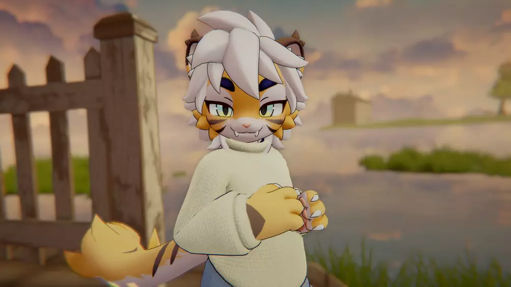 Kokotora Kemono Vrchat Tiger Furry Modelavatar By Therpgslayer Vrcarena