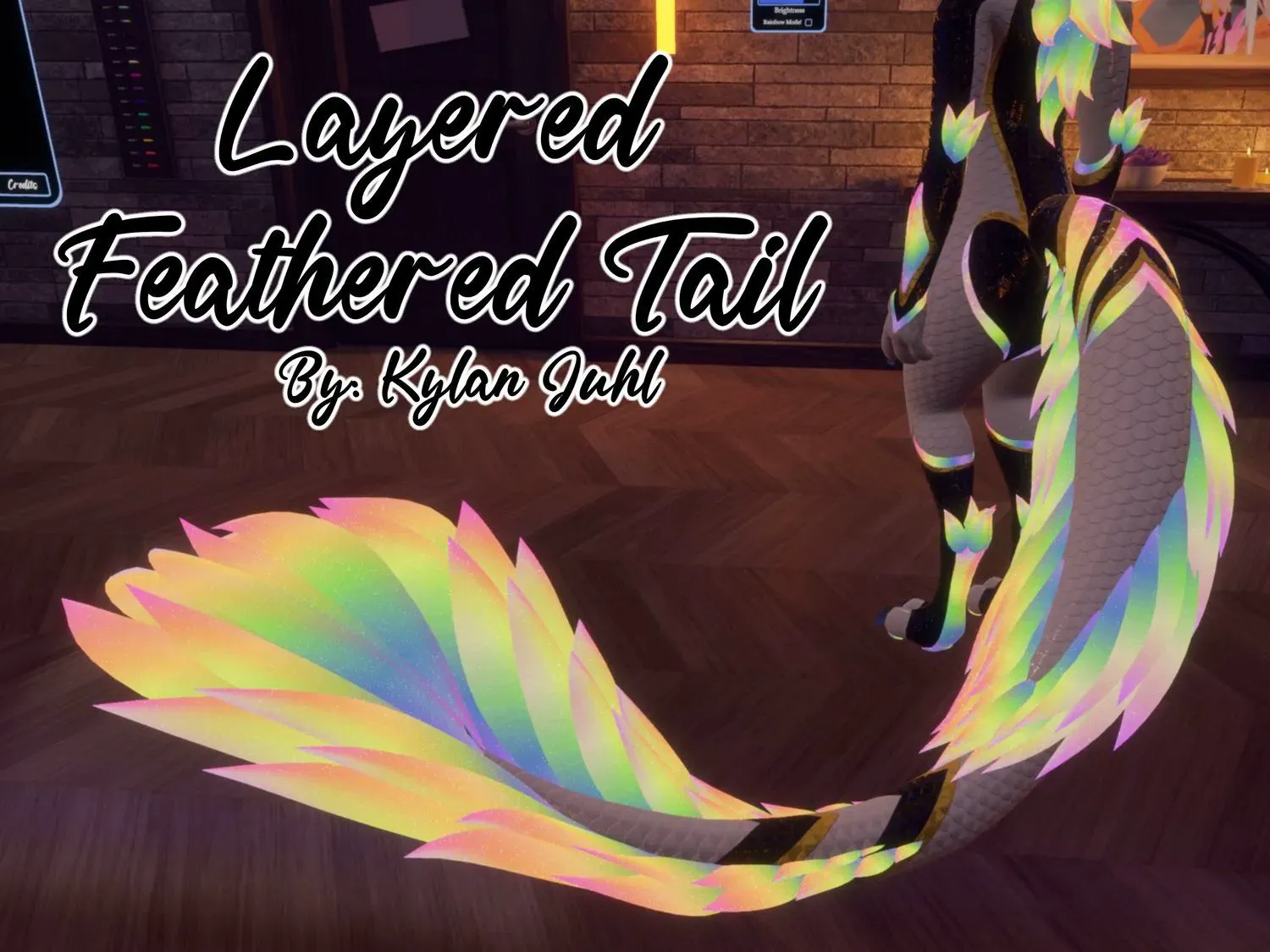 Layered Feathered Tail | By WildflowerCreations | VRCArena