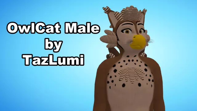OwlCat Masc VRC Avatar (PC + Quest) | By TazLumi | VRCArena