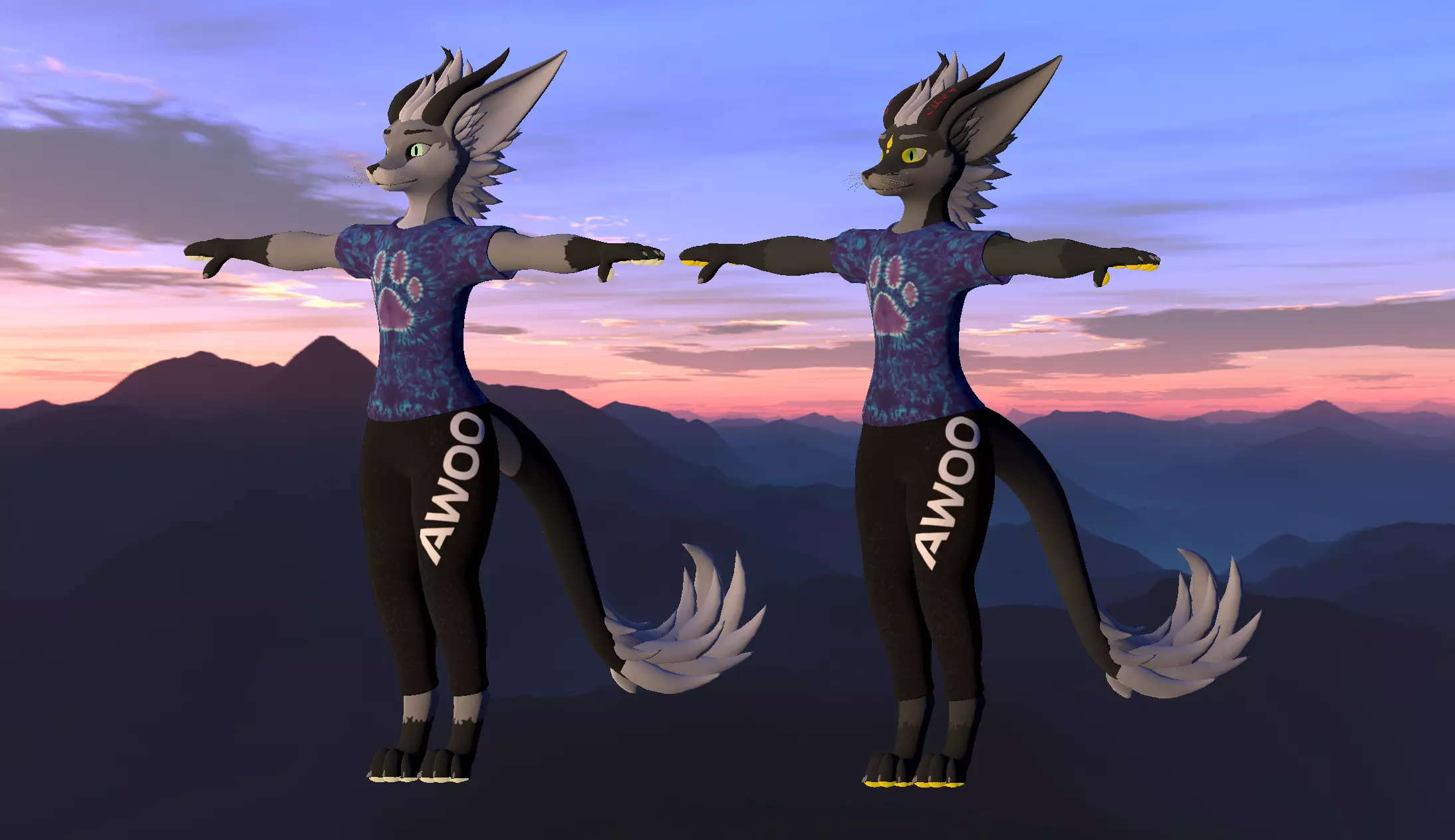 Wyren Avatar (VRChat, ChilloutVR) | By RenderAWOO | VRCArena