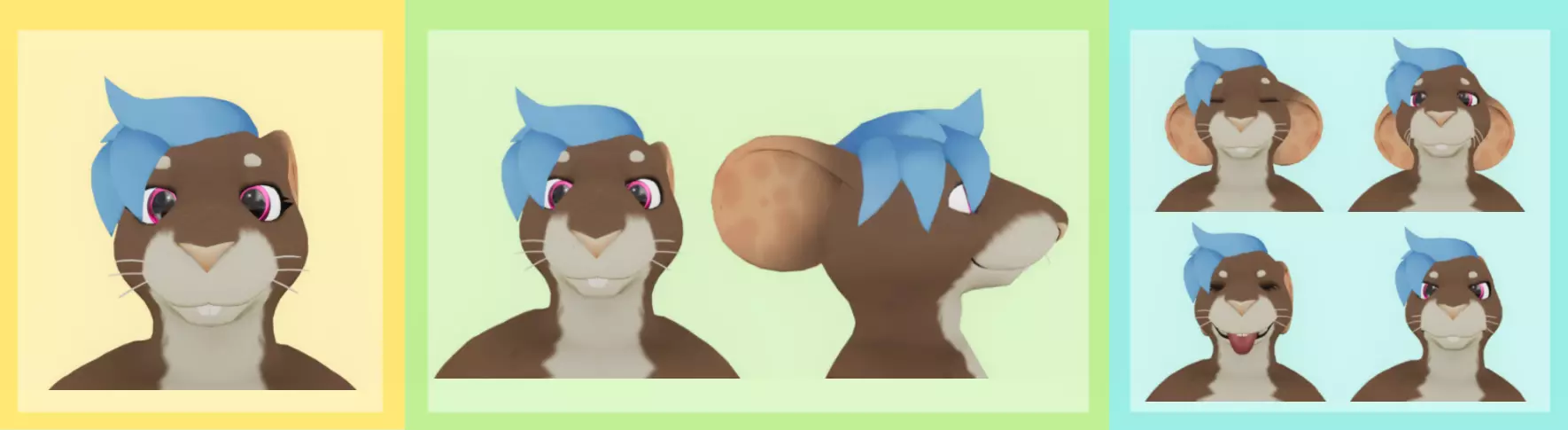 Tibs’ Mouse & Rat VRChat Avatar (Furry VRChat Base) | By Tibs | VRCArena