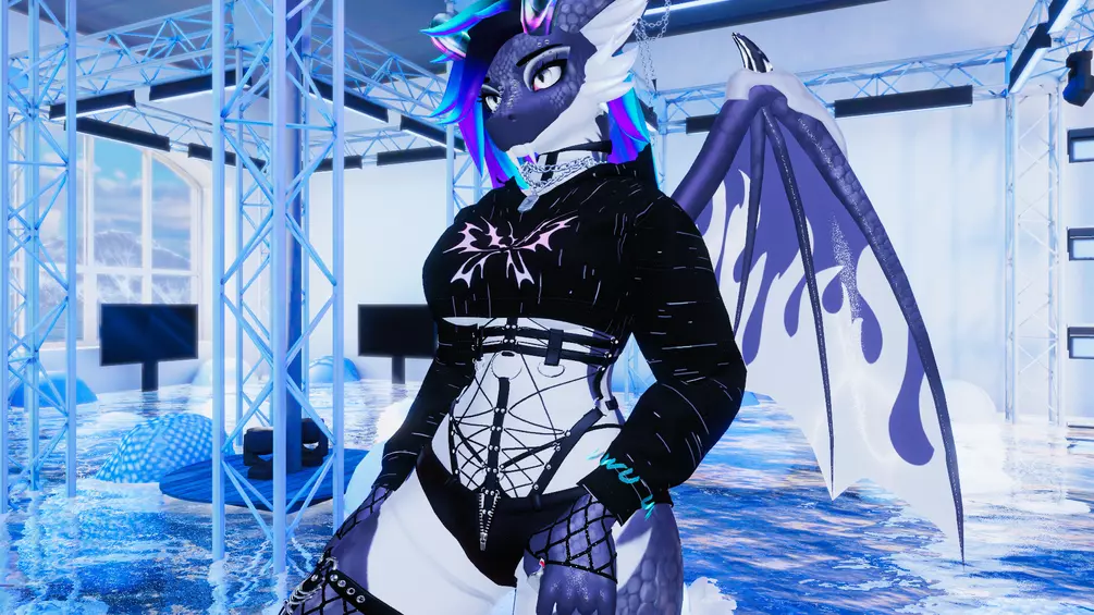 Azalea Dragon Furry Vrchat 3.0 PC + QUEST | By FoxiPaws | VRCArena