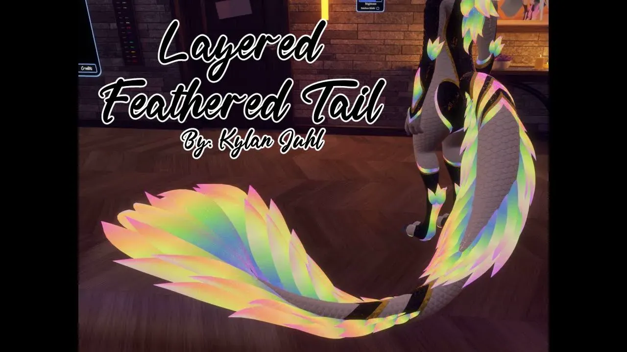 Layered Feathered Tail | By WildflowerCreations | VRCArena