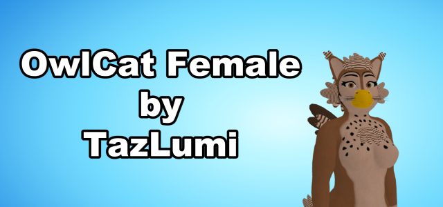 OwlCat Fem VRC Avatar (PC + Quest) | By TazLumi | VRCArena