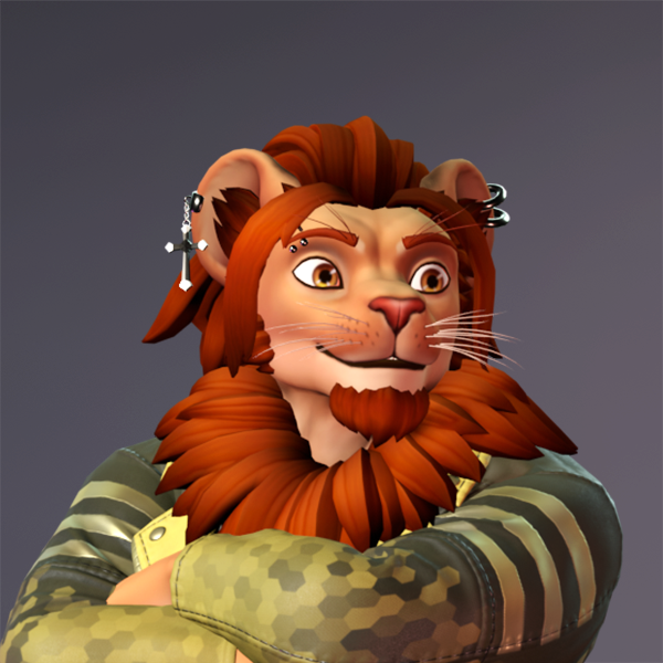 Azleus VRCHAT Feline - Cat - Lion avatar PC | By RafaelSculpts | VRCArena
