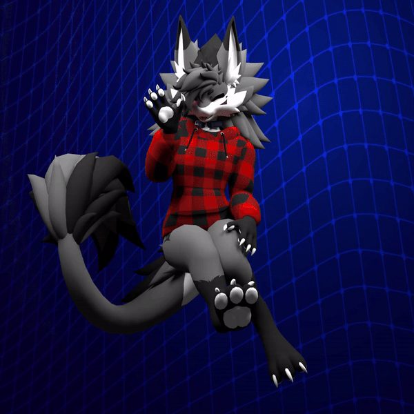Baggy Hoodie for NovaBeast VRChat | By LunarArray | VRCArena