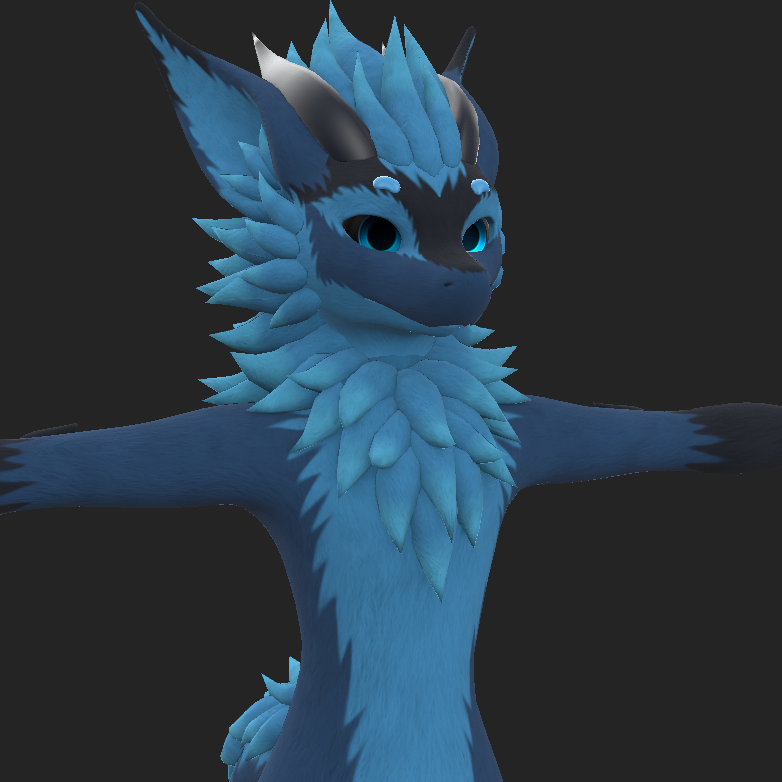 nardoragon fur map! (normal map) | By Otto the otter | VRCArena