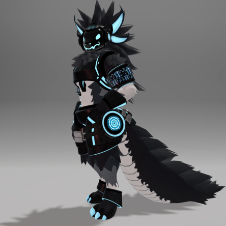 The Atlas Protogen (VRChat Furry Avatar) By SaffronTheBat | By ...