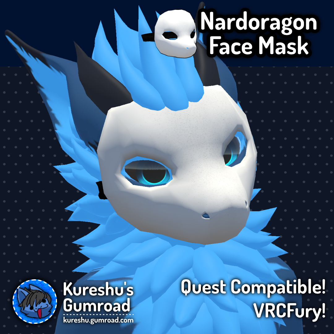 Nardoragon Face Mask | By Kureshu | VRCArena
