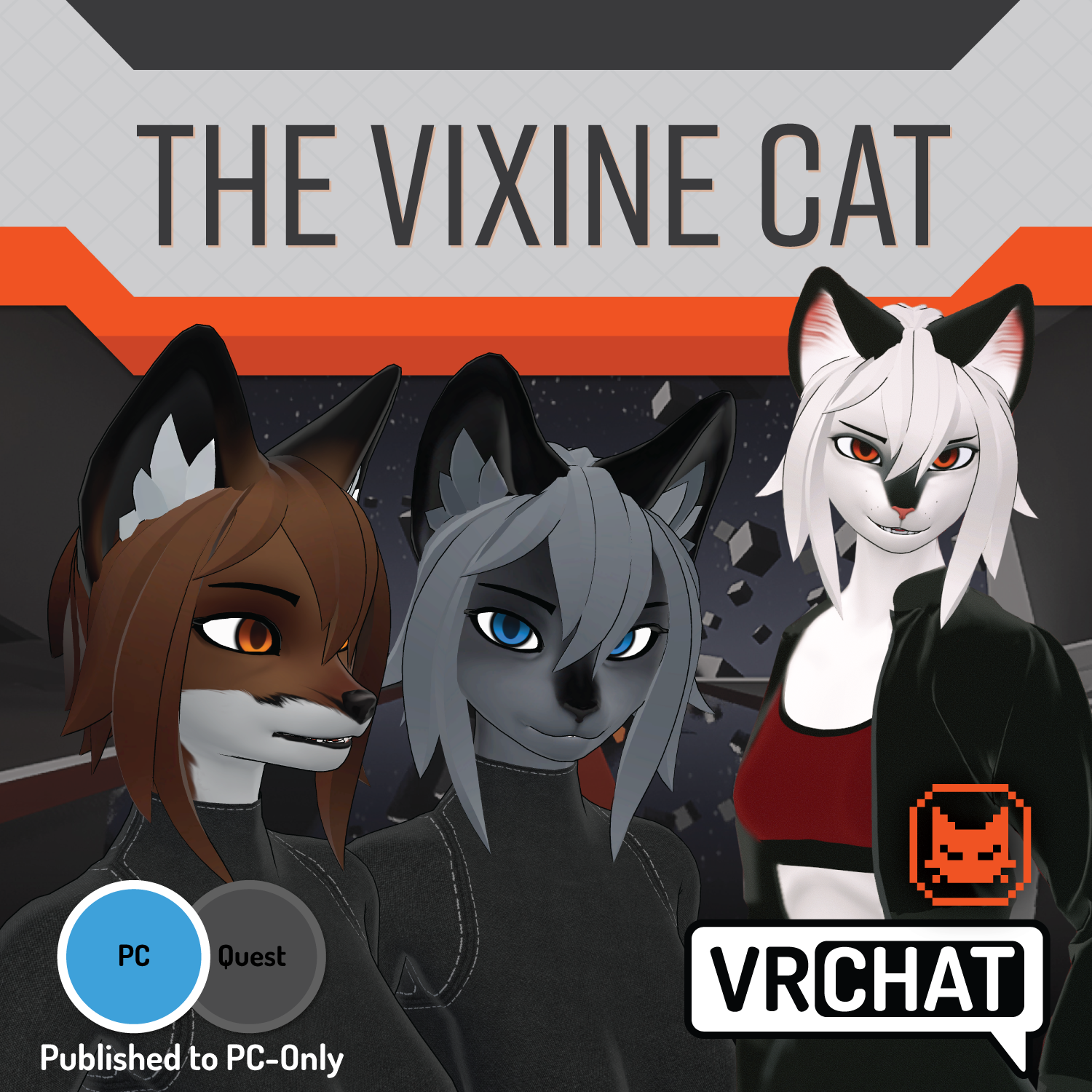 the Vixine Cat | By Hecka Decima | VRCArena