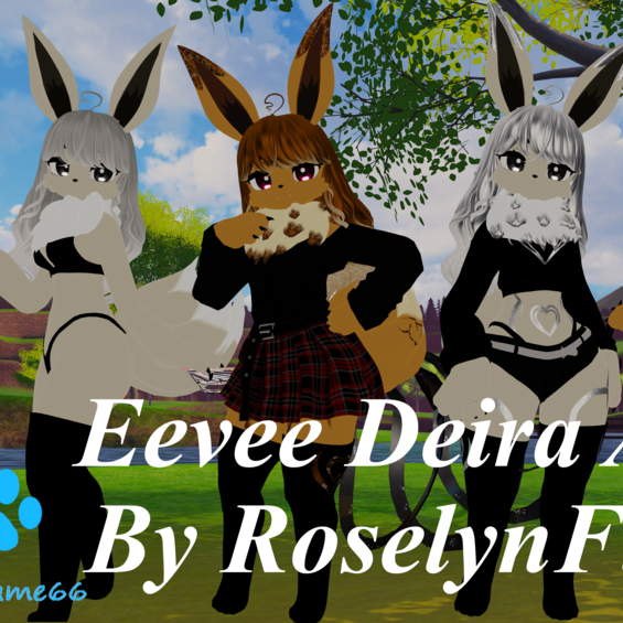 Eevee Deira Vrchat Avatar | By RoselynFlame66 | VRCArena