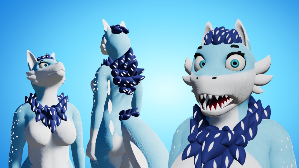 Nautic Female VRC Avatar | By TazLumi | VRCArena