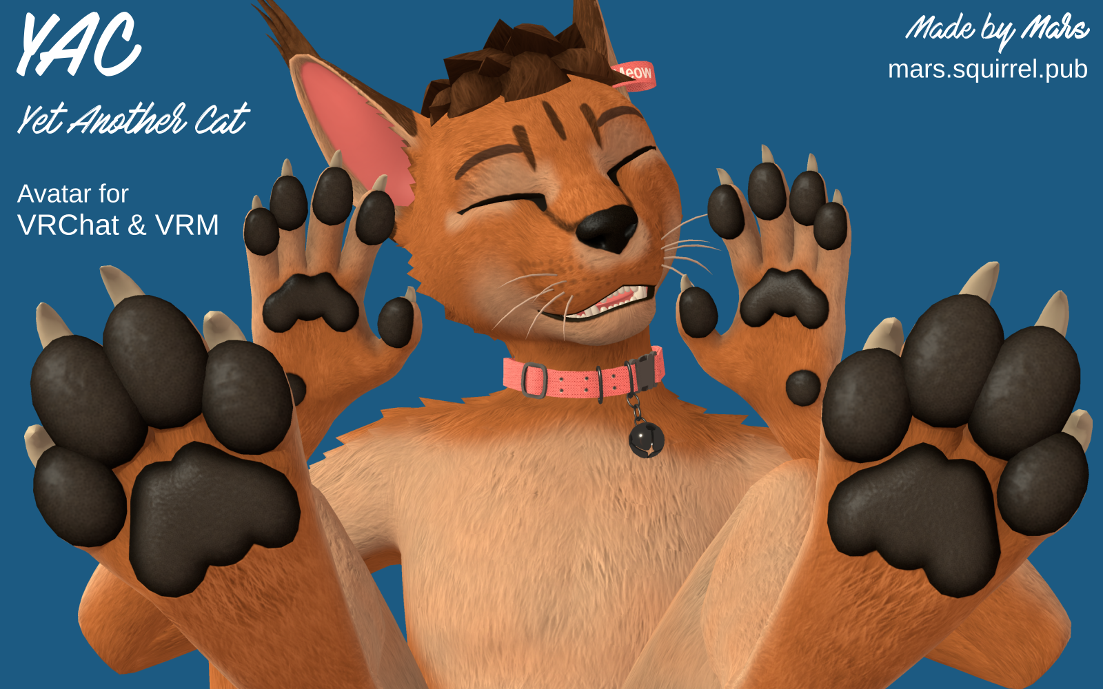 YAC - Yet Another Cat (VRChat, VRM) | By Emperor of Mars | VRCArena